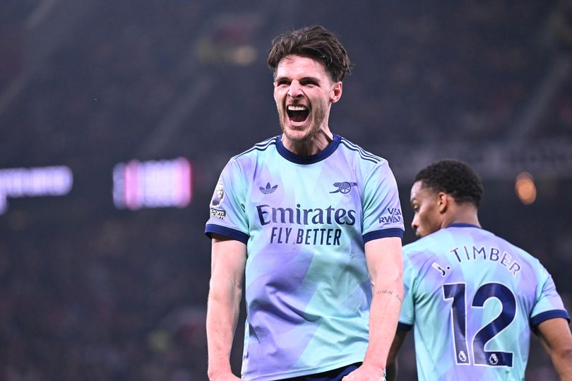 Declan Rice sends Arsenal three-word message as Jurrien Timber gives ...