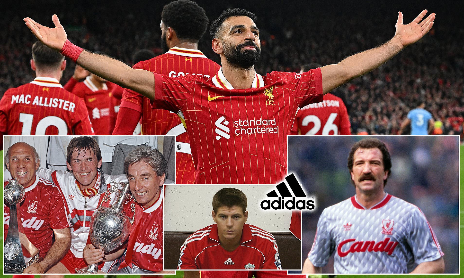 Liverpool reunite with adidas in £60MILLION-per-year kit deal - but ...
