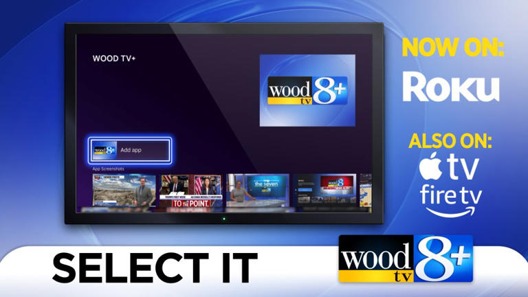 WOOD TV+ launches on Fire TV, Roku and Apple TV