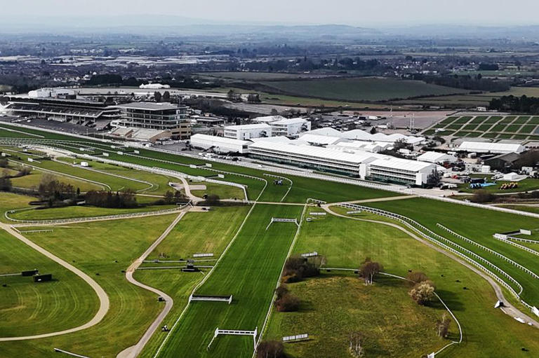 Glorious video flyover shows sheer majesty of Cheltenham Racecourse ...