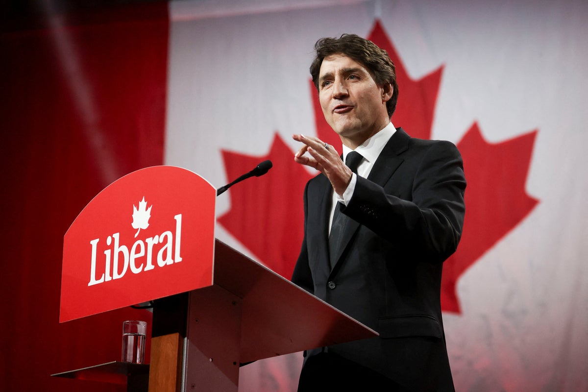 Justin Trudeau takes final dig at Donald Trump in farewell speech as ...