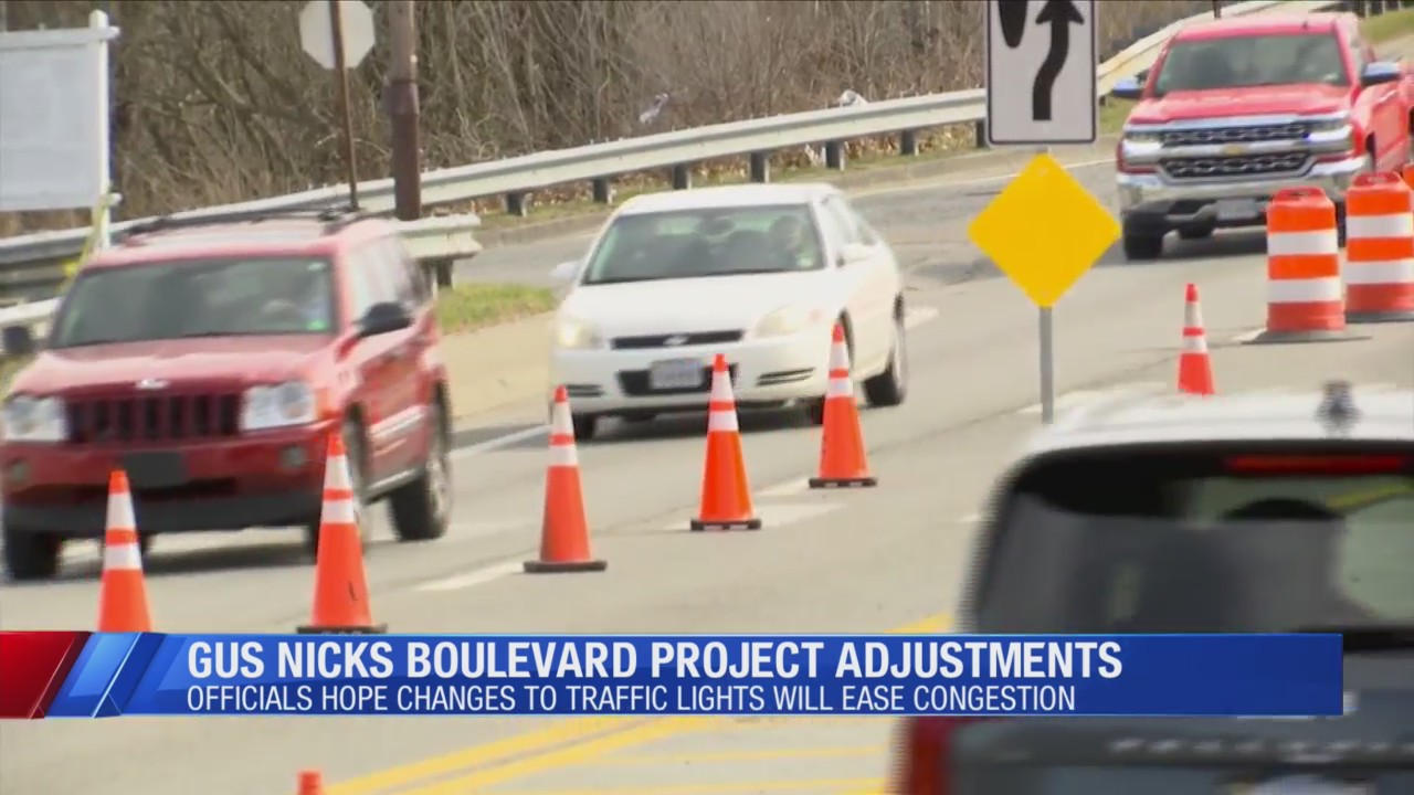 Officials make adjustments to Gus Nicks Boulevard reconfiguration project