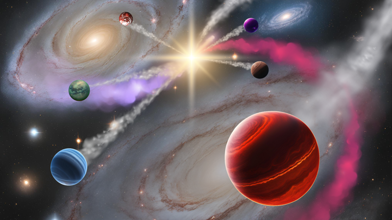 These mysterious objects born in violent clashes between young star ...