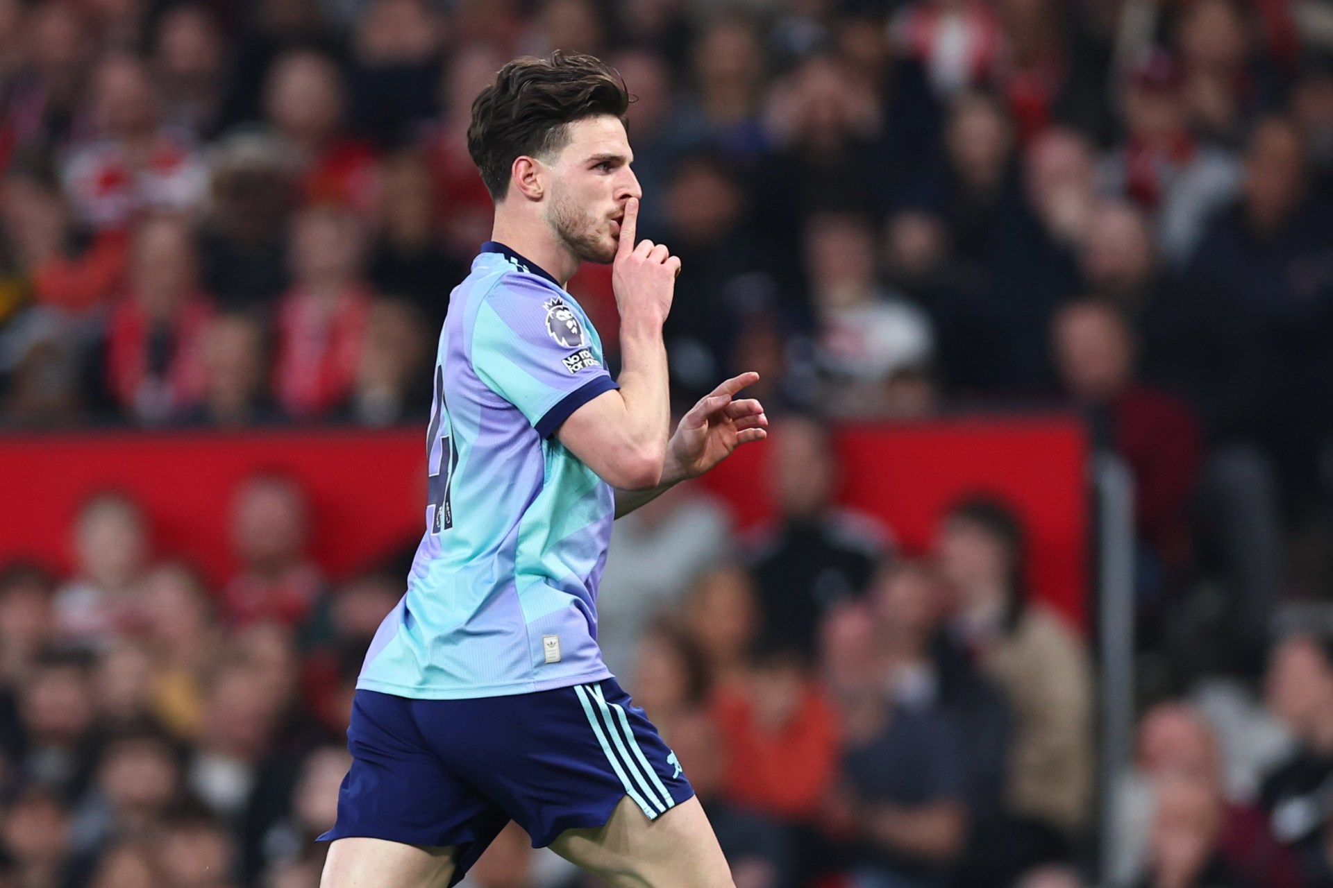Declan Rice reacts after being mocked for 'most Arsenal goal ...