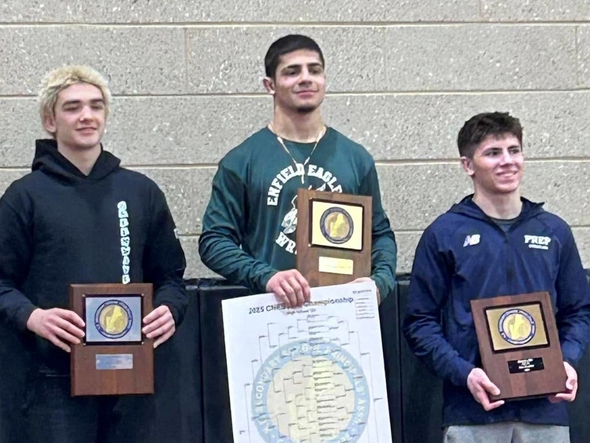 History Made As Enfield Wrestler Captures New England Championship