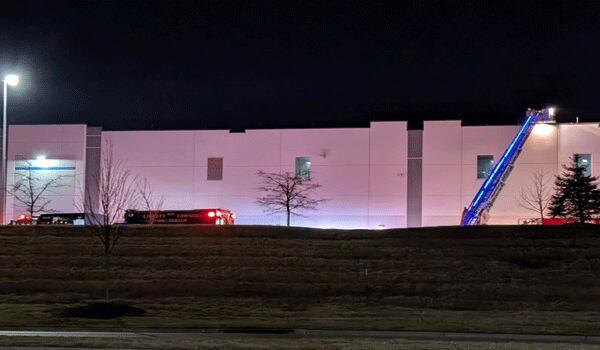 Amazon warehouse fire sends employees home