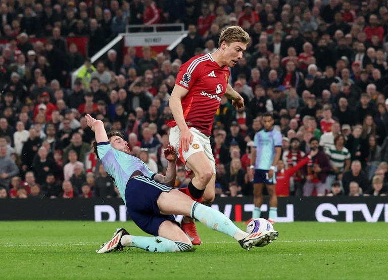 Declan Rice reacts after being mocked for 'most Arsenal goal ...