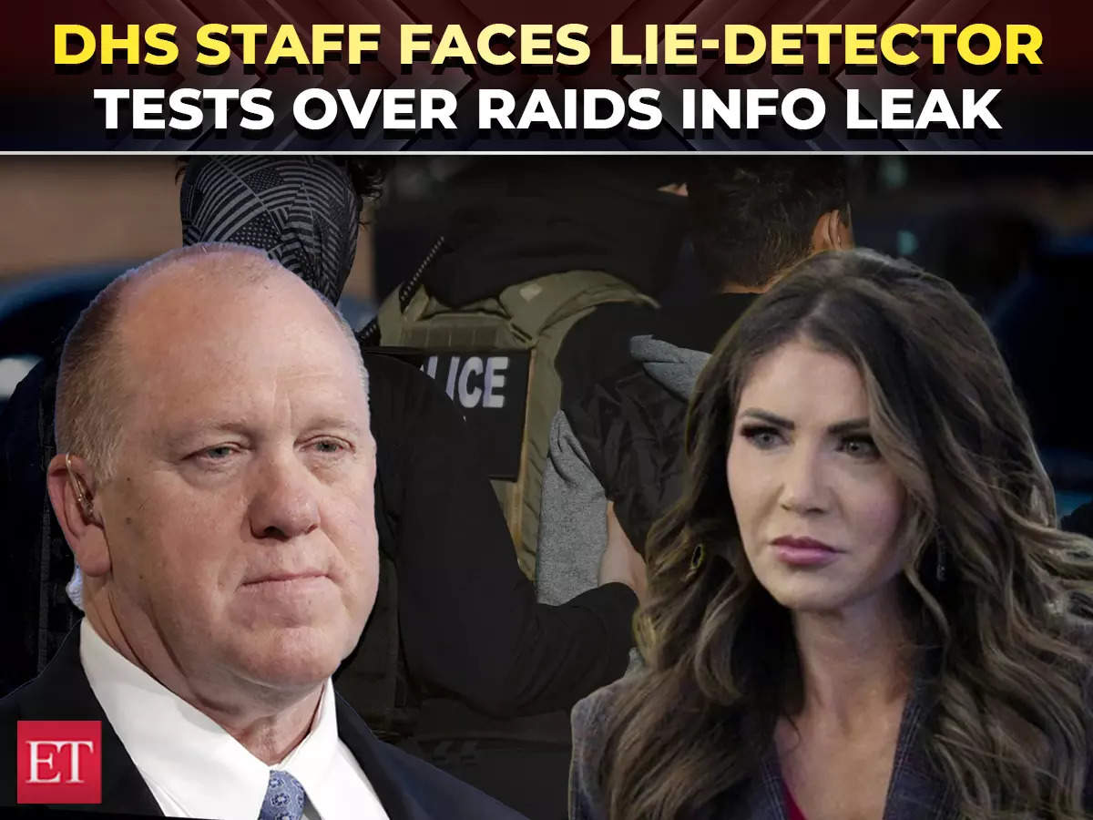 DHS staff under fire over ICE raid leak; Noem, Homan order lie-detector ...