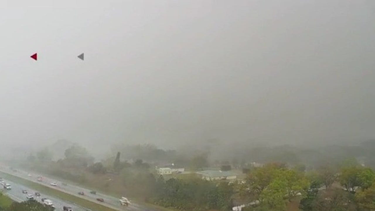 Video: Tornado crosses over FOX 35 Studios in Lake Mary, Florida