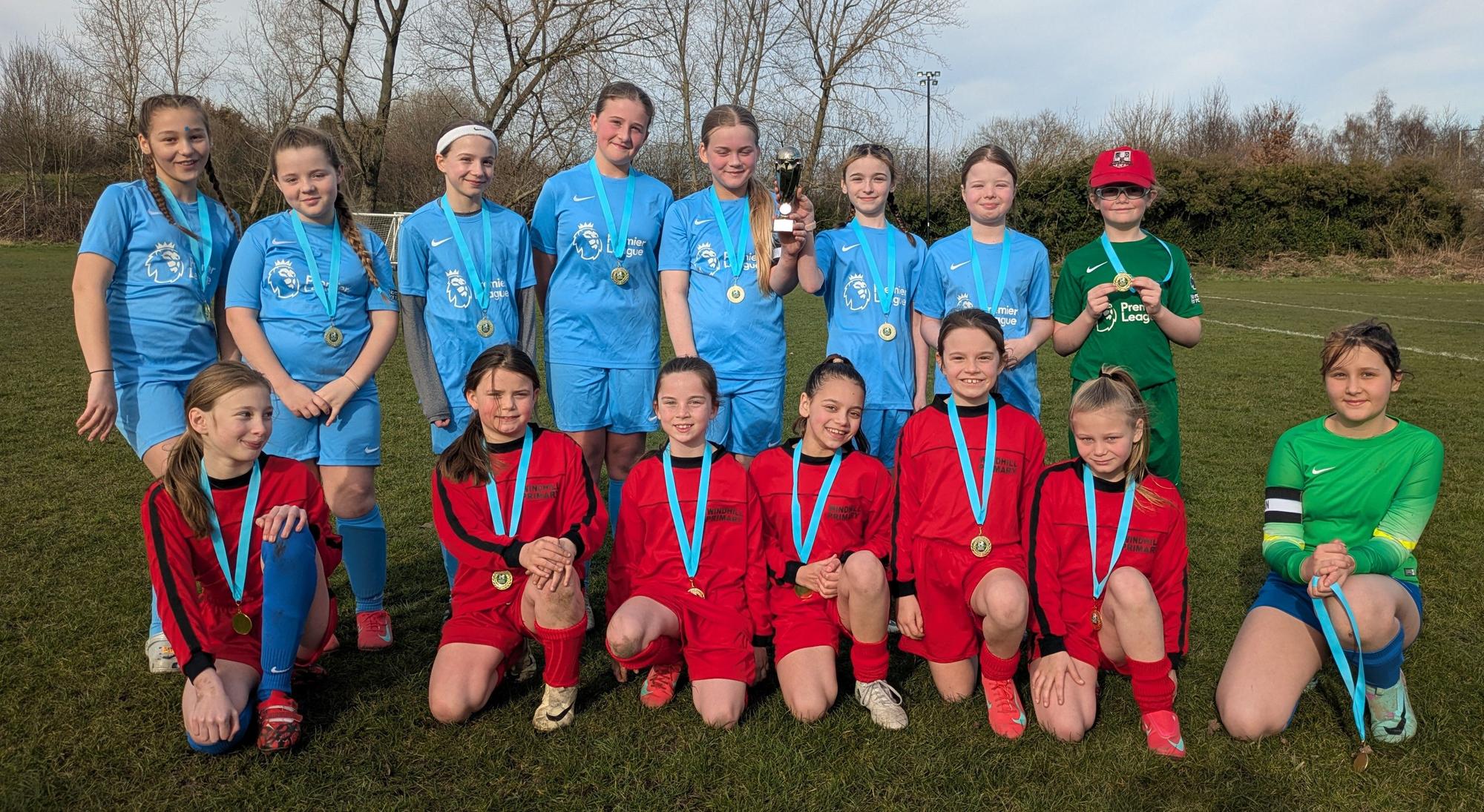 Mexborough School takes girls football trophy