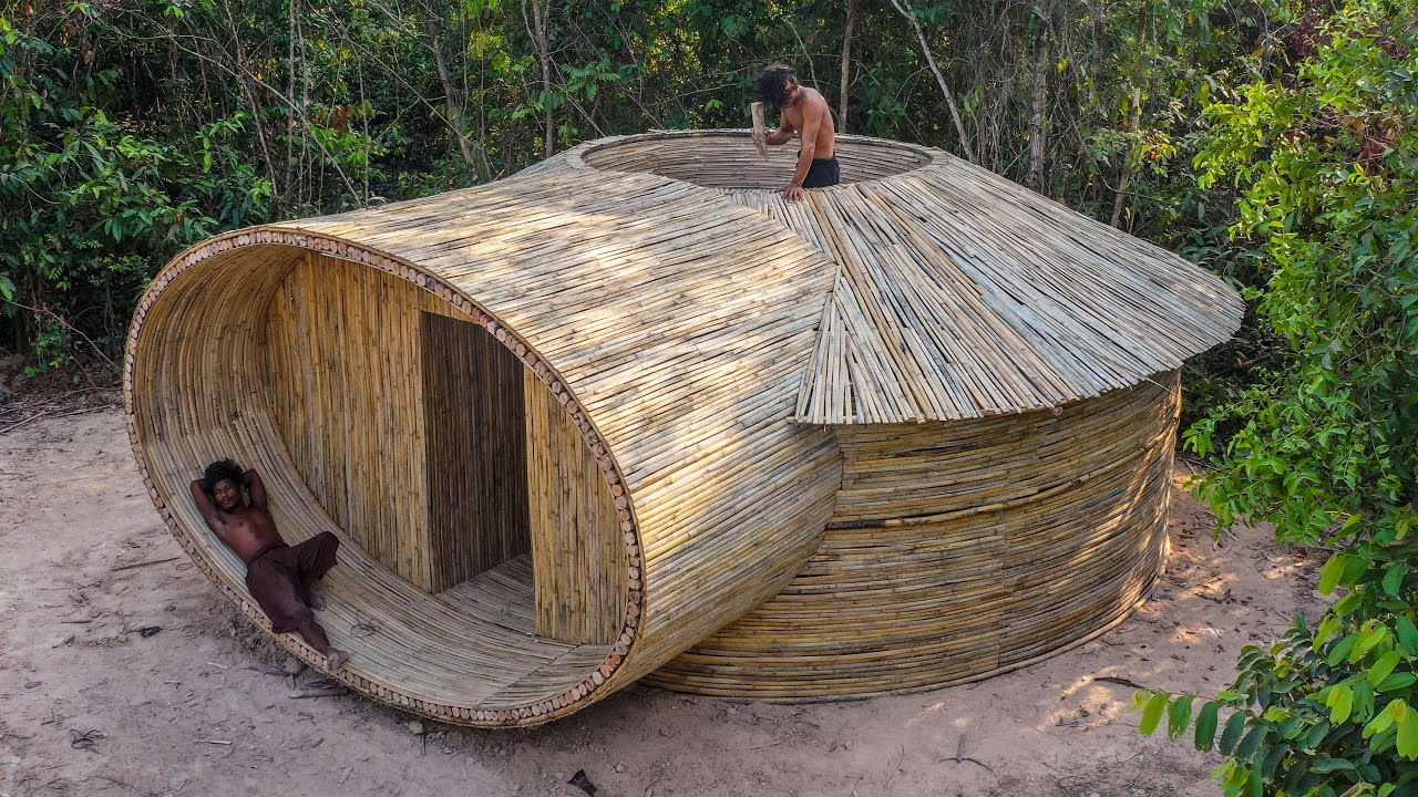 28 days of building an incredible hobbit villa with a decorated living room