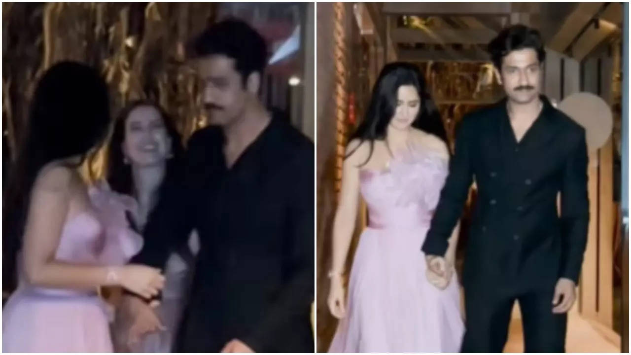 Katrina Kaif flaunts husband Vicky Kaushal's initials 'VK' on her arm ... Katrina Kaif flaunts husband Vicky Kaushal's initials 'VK' on her arm ...