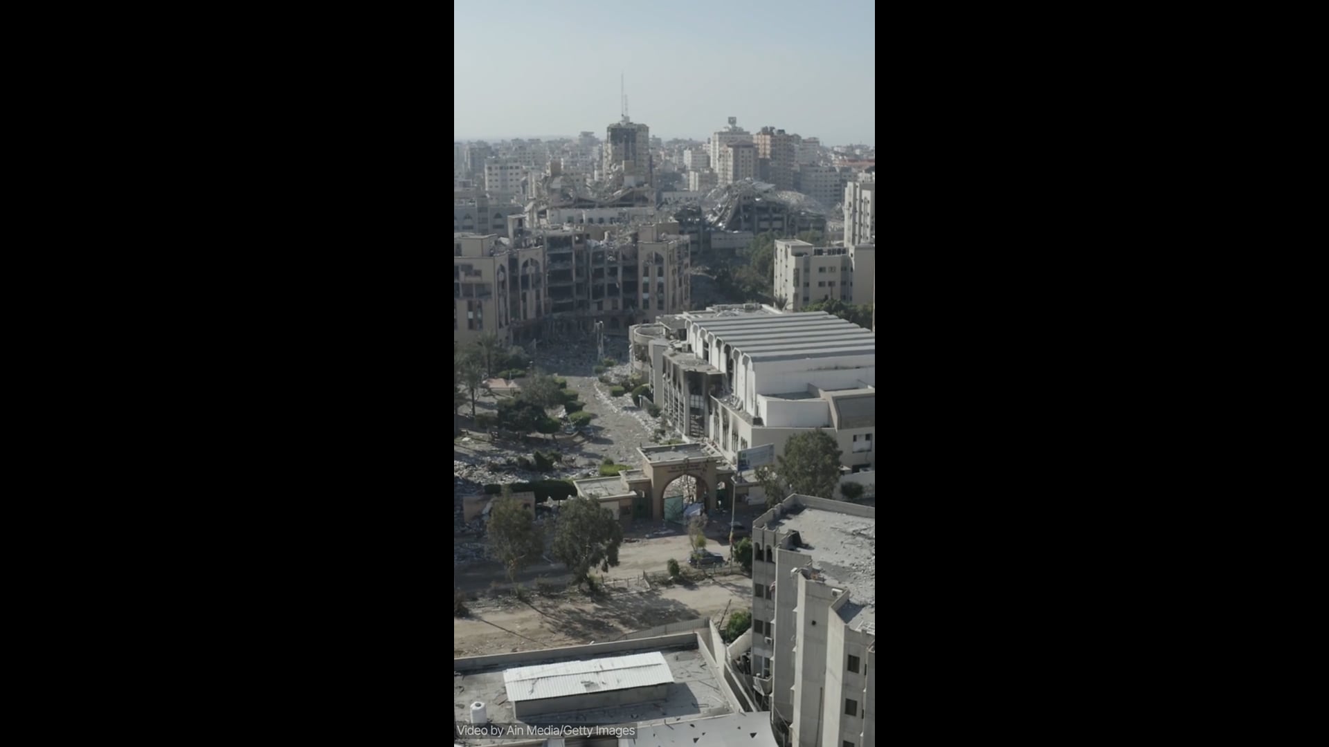 Post-Ceasefire: Drone Footage of Devastation Gazans Returning Home To.