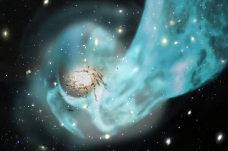 'Sloshing' from celestial collisions solves mystery of how galactic ...