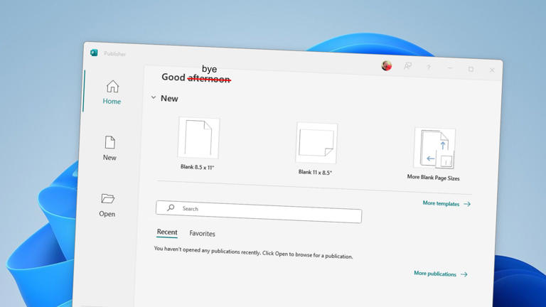 Microsoft is here to help you with the impending death of Publisher