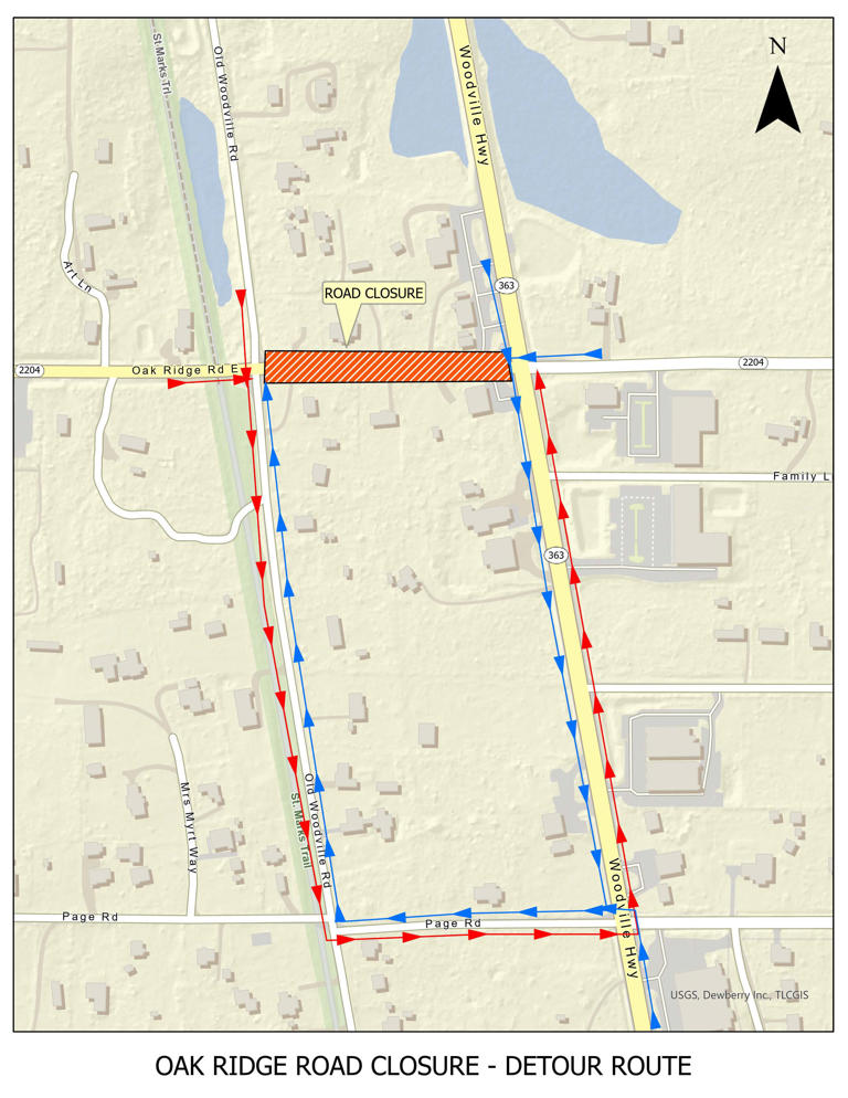 Leon County closing Oak Ridge Road for paving. Here's what to know