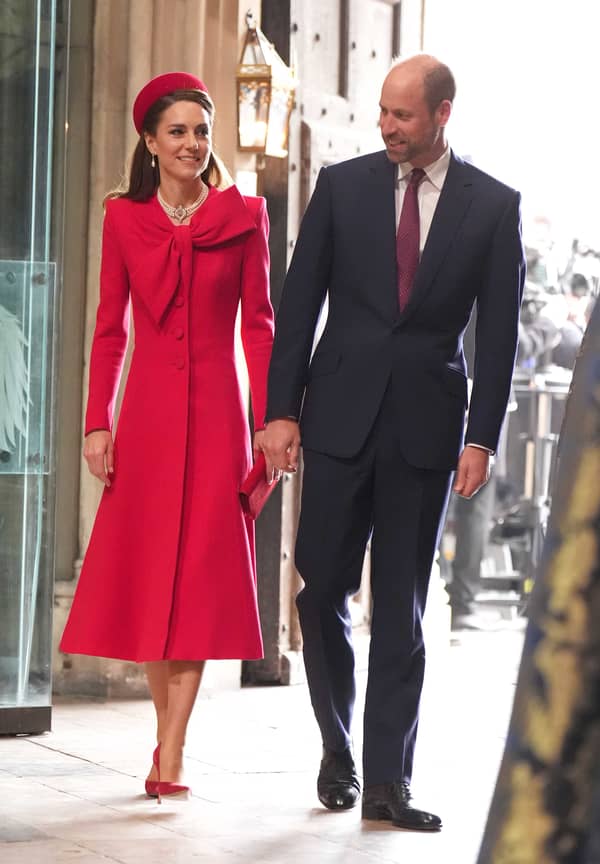 Princess Kate matches Angela Rayner in Labour red at Commonwealth Day ...