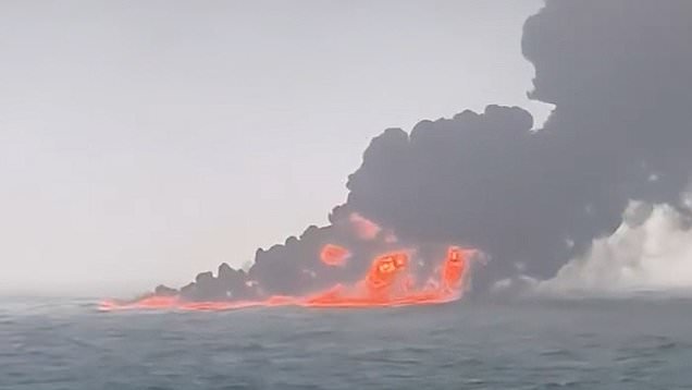 At least 32 casualties after US oil tanker explodes in fireball off UK ...