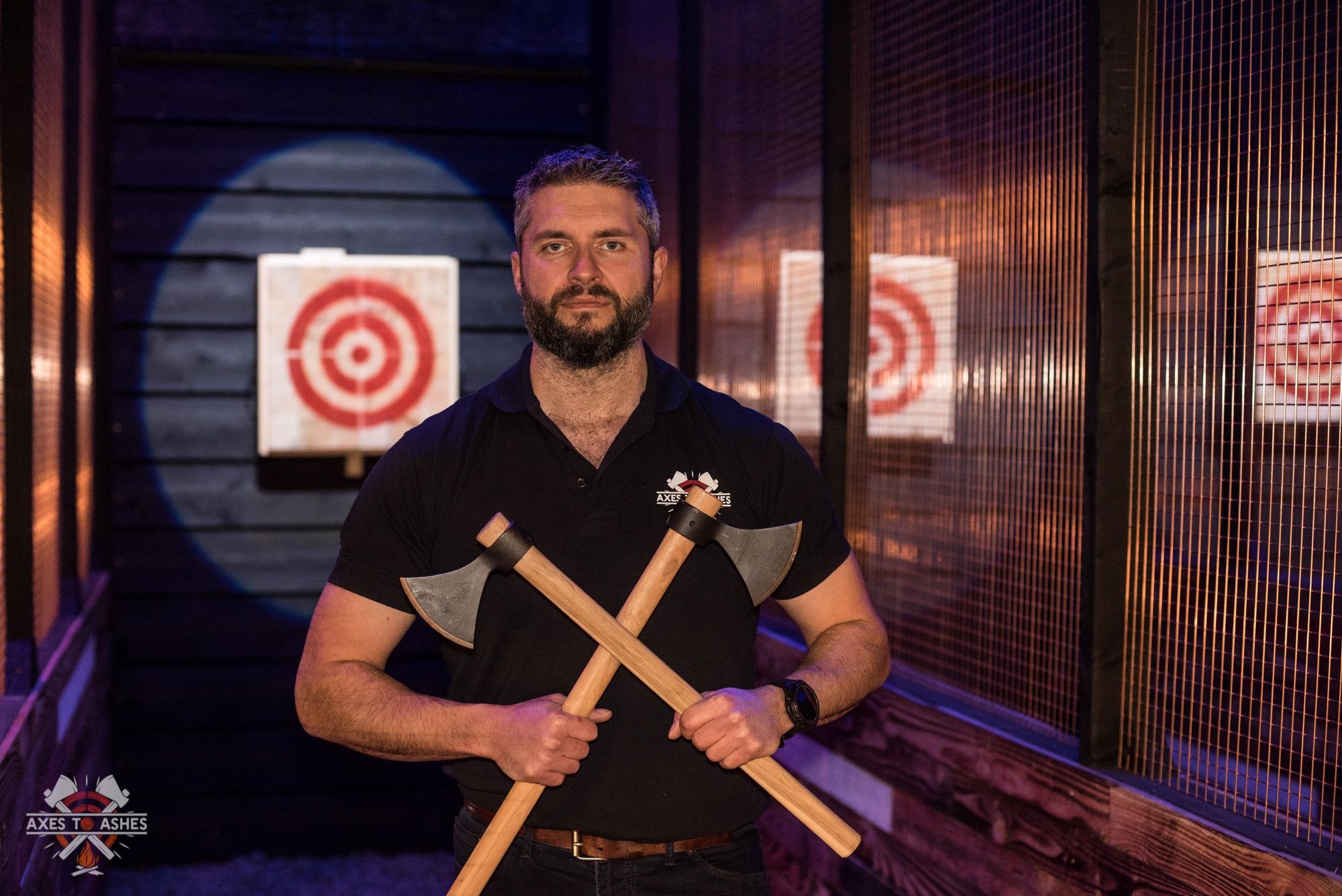 Award winning axe and knife throwing company Axes to Ashes opens first ...