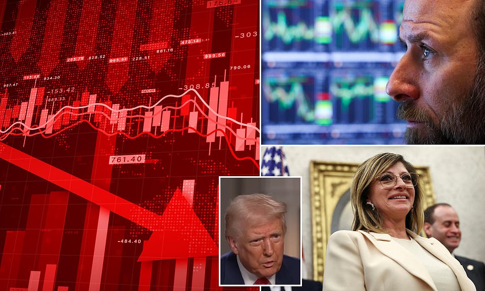 Stocks tumble after Trump refuses to rule out recession