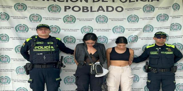 Las capturaron cuando huían de un apartamento tras millonario hurto a dos estadounidenses