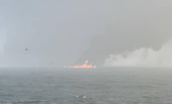 Oil tanker collision in North Sea creates 'fireball' off Hull coast ...
