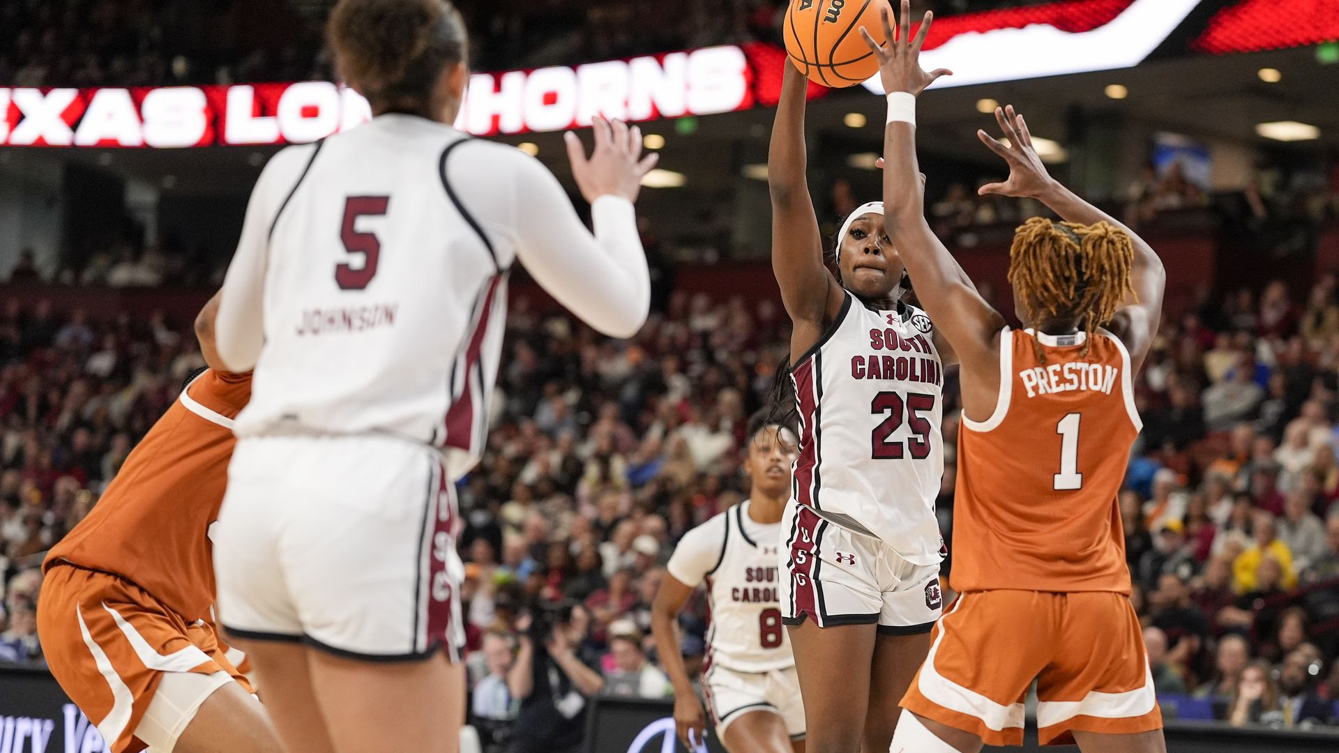 Texas WBB falls to South Carolina in SEC Tournament