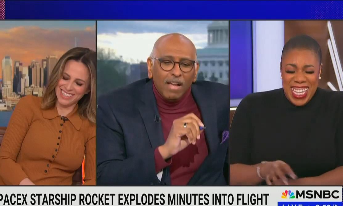 MSNBC hosts cackle with delight after Elon Musk's SpaceX rocket ...