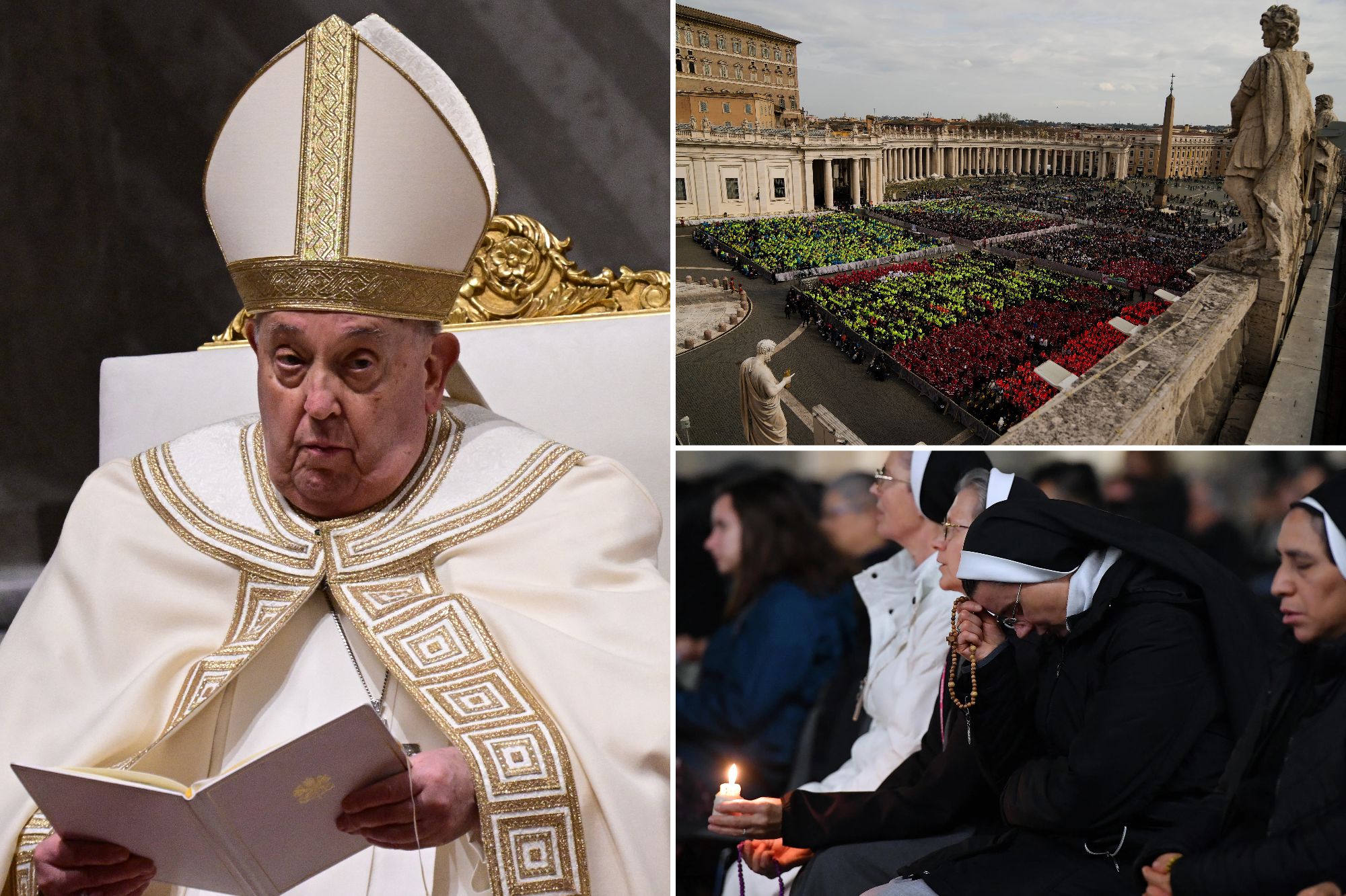 Pope Francis following Vatican’s spiritual retreat from afar as he ...