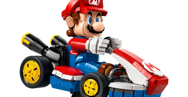 Lego’s new Mario Kart set super-sizes Mario