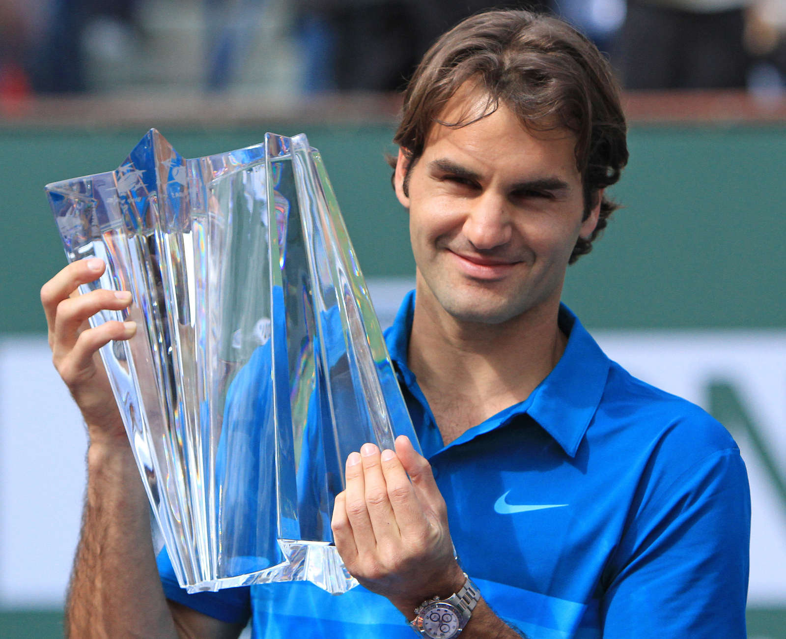 The 7 men with the most Indian Wells match wins: Roger Federer with 66