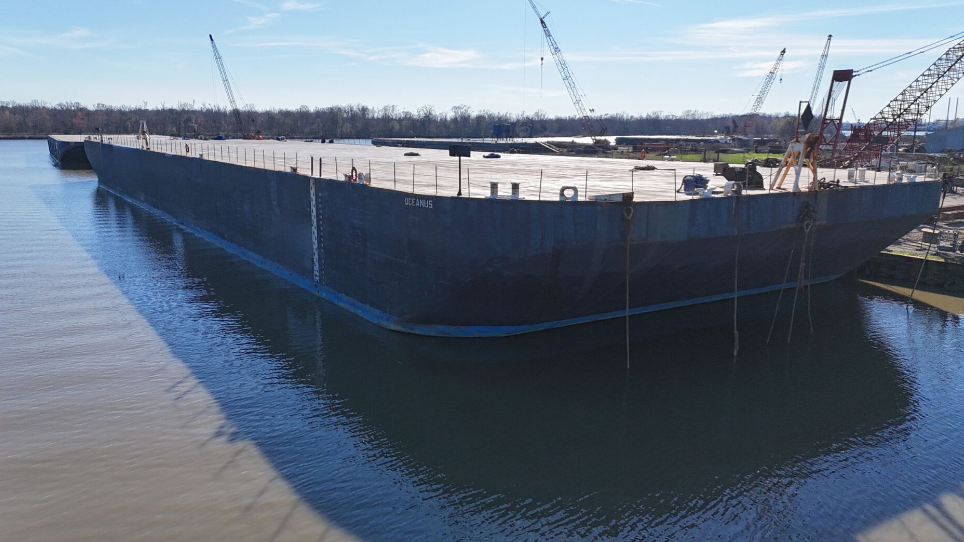 Photos: Planned 400-feet landing platform at sea to catch 33,000 pound ...