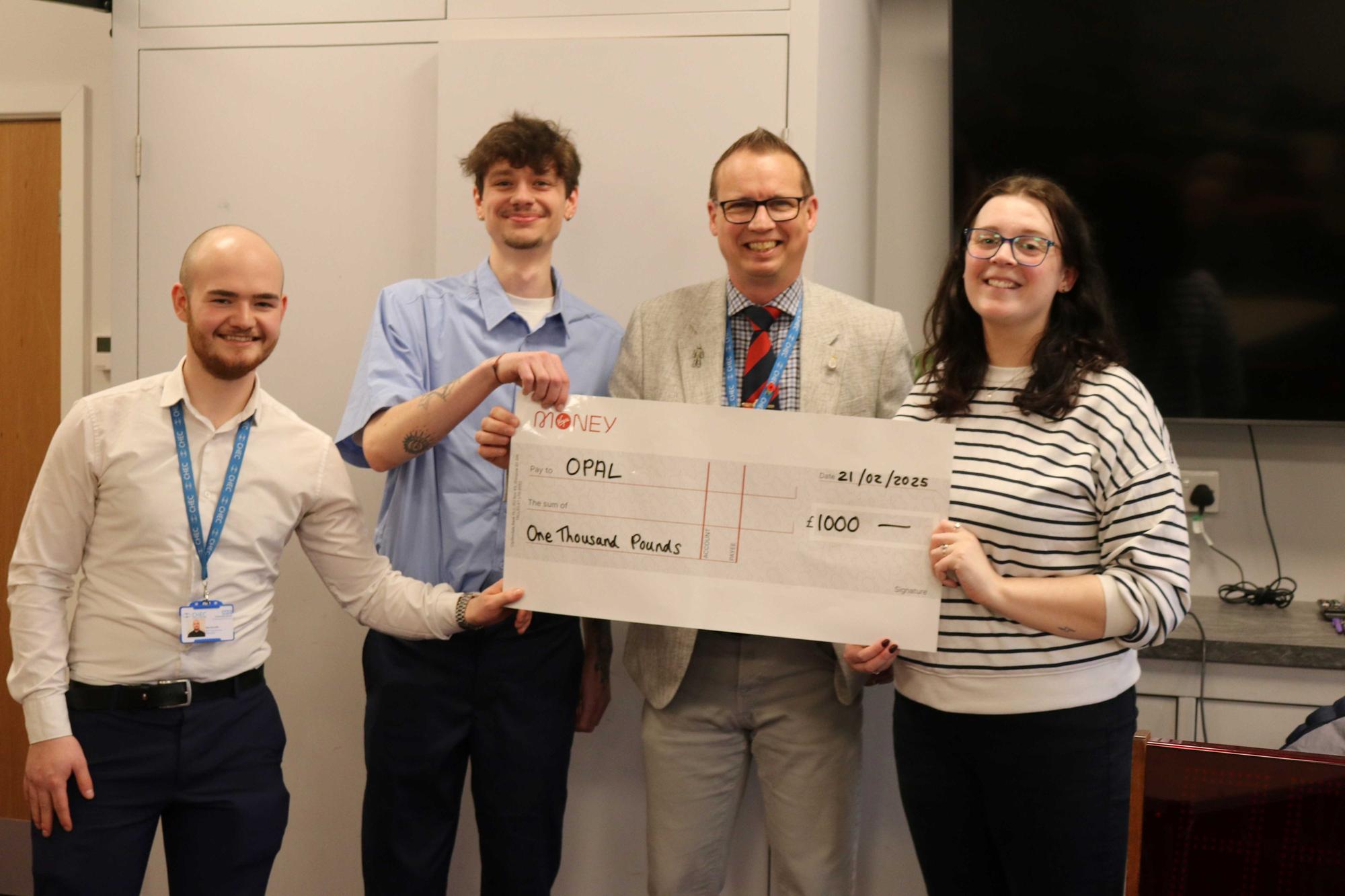 CHEC Leeds strengthens community ties with donation to OPAL