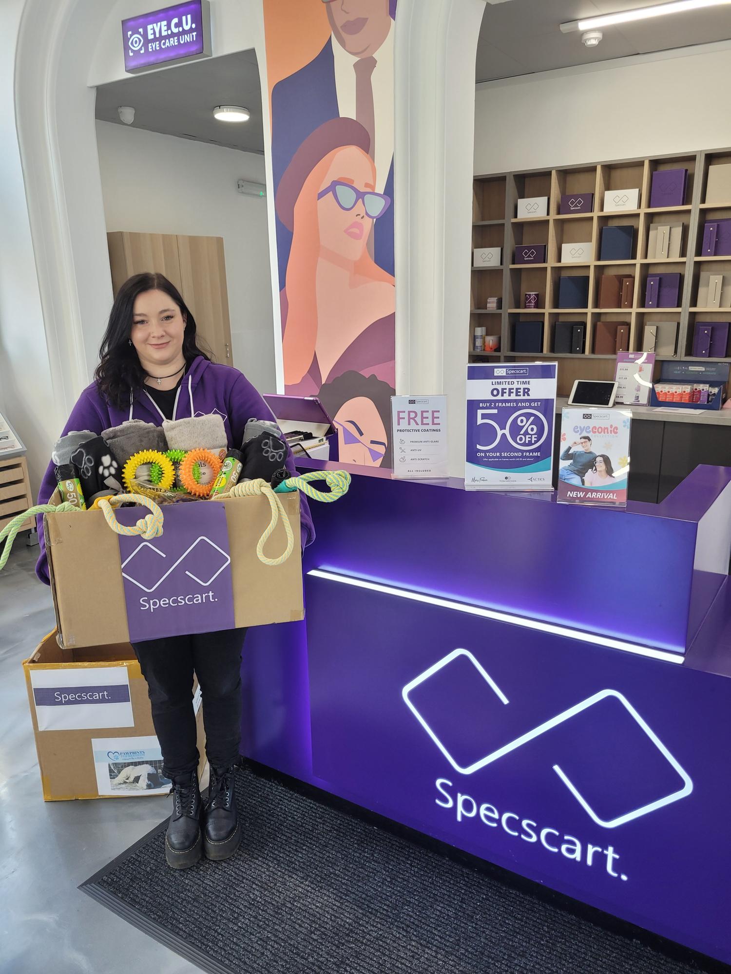 Specscart’s big hearted customers and staff help unloved Romanian rescue dog
