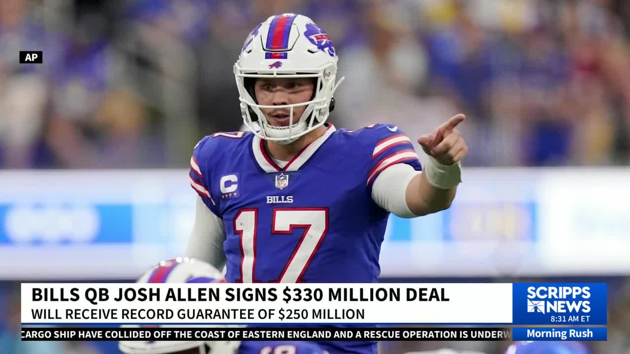 Bills QB Josh Allen signs $330 million deal