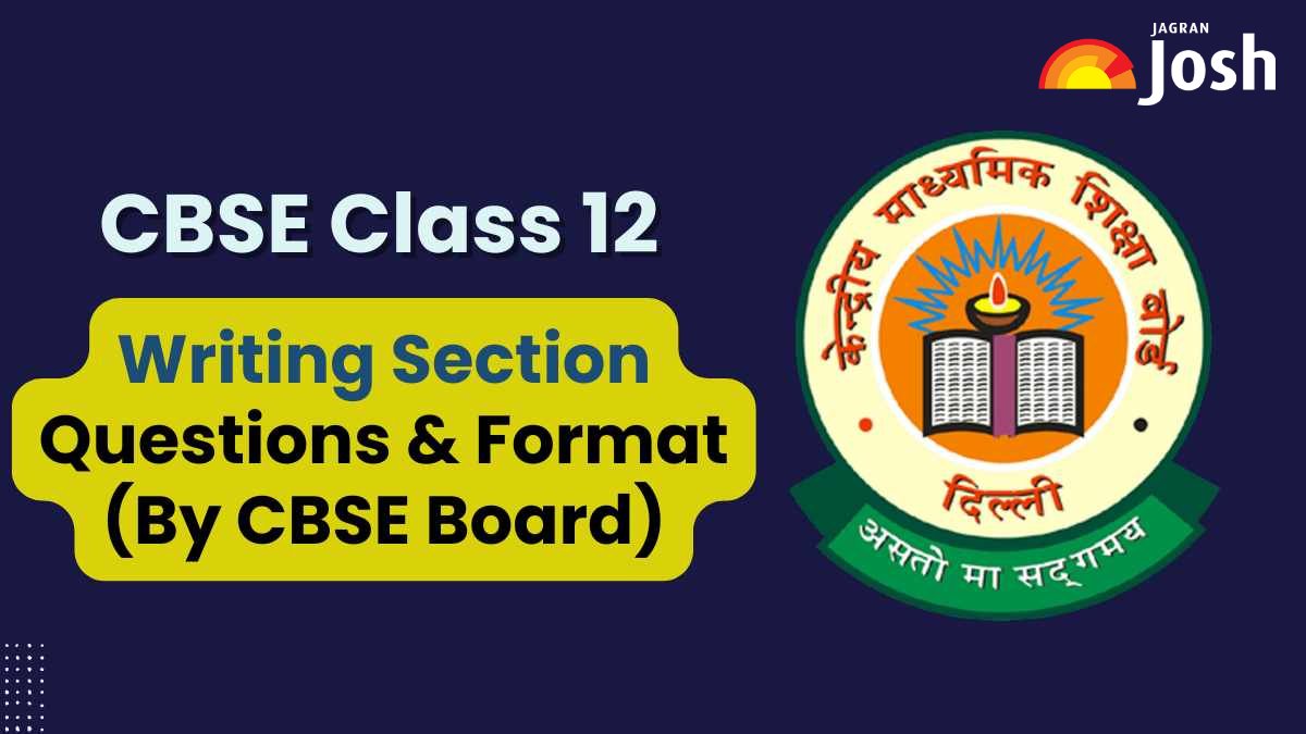 CBSE Class 12 English Writing Section Questions and Formats 2025 ...