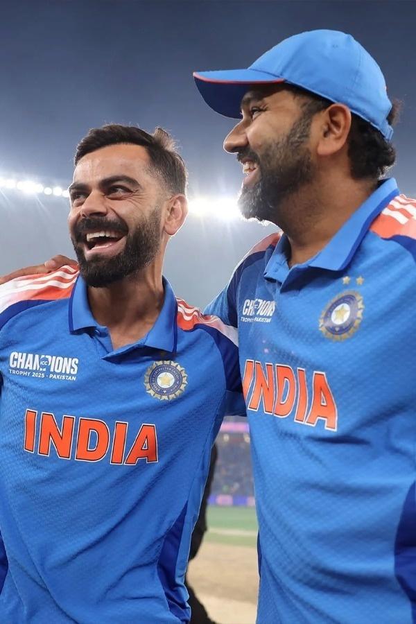 How Team India Celebrated The 2025 Champions Trophy Win—Ro-Ko’s Dandiya ...