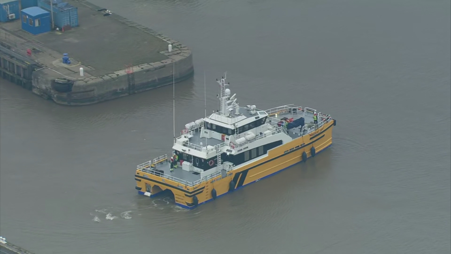 Operation underway after North Sea ships collide