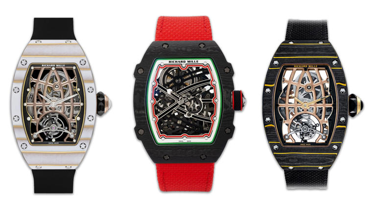 Lewis Hamilton starts his Ferrari era with these Richard Mille watches