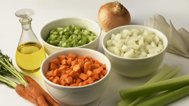 How The Holy Trinity Of Mirepoix Vegetables Transforms Your Cooking