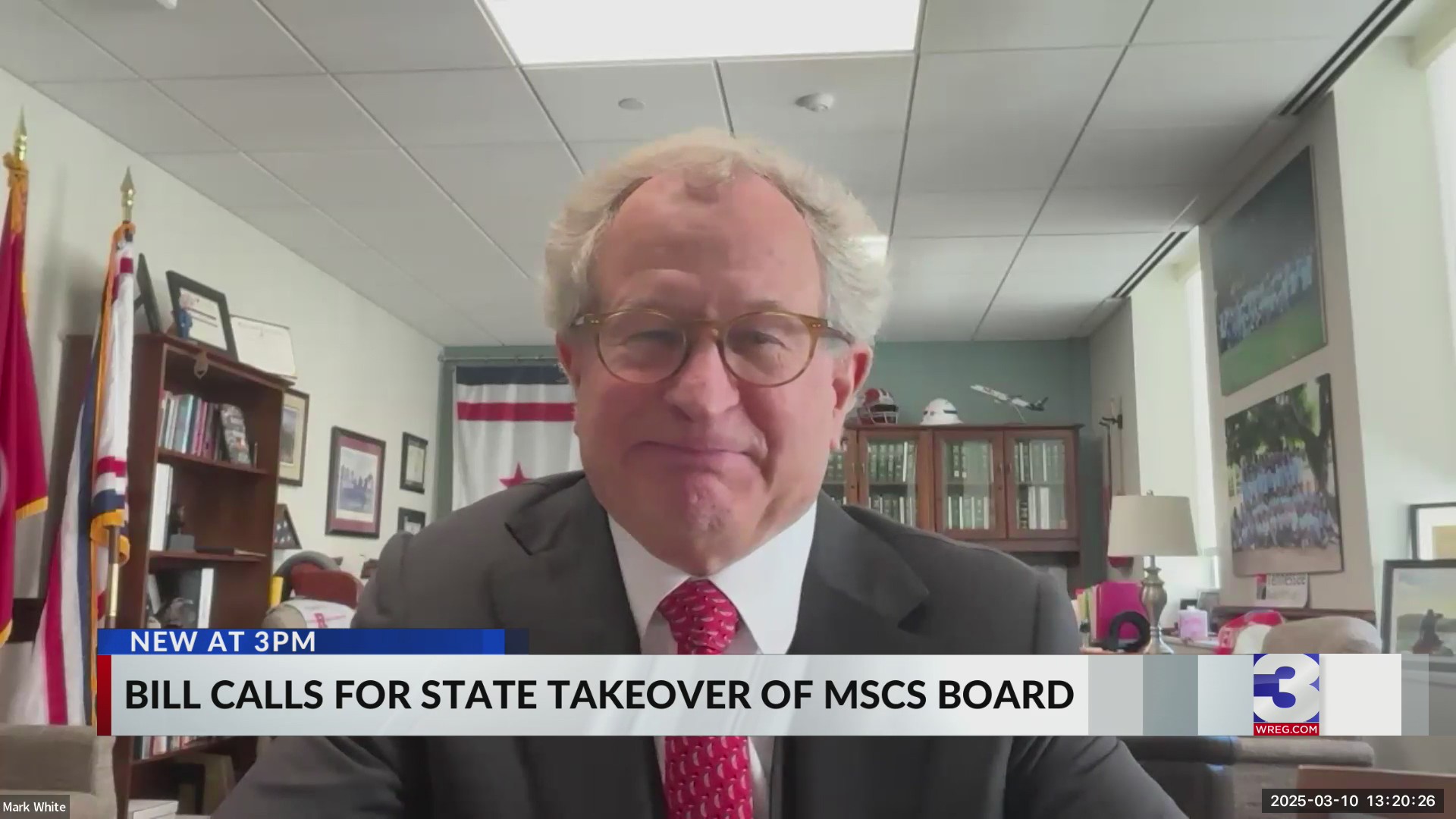 Rep. Mark White on MSCS state takeover could move forward this week