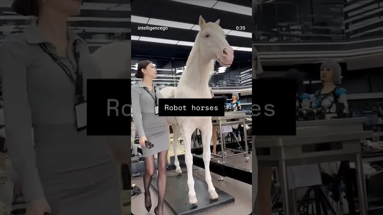 Realistic Robot Horse: Amazing Animatronic Technology
