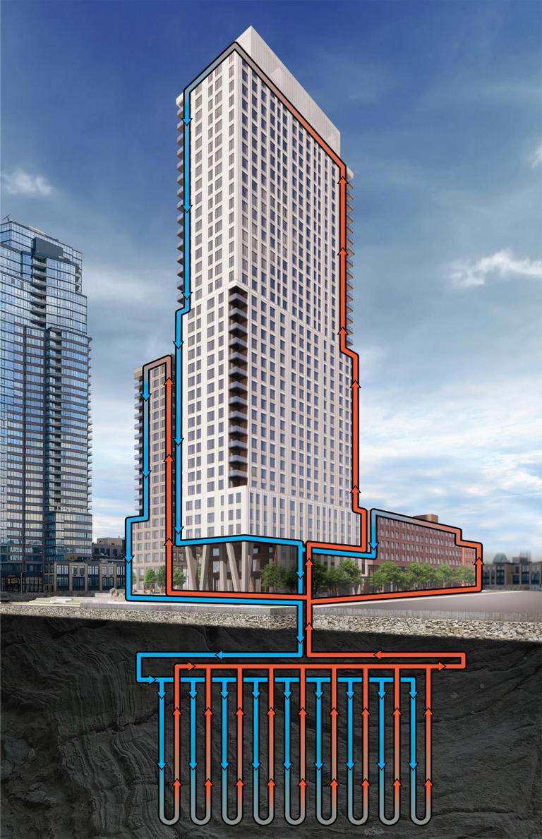Massive all-geothermal high-rise building set to open in trendy NYC ...