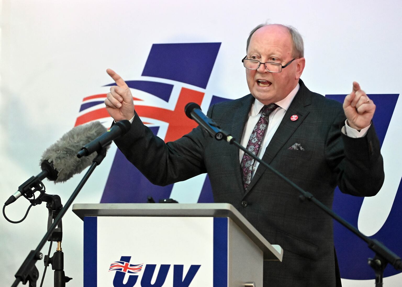 TUV leader Jim Allister says ‘up the Ra’ IRA chants need to be ‘dealt with’