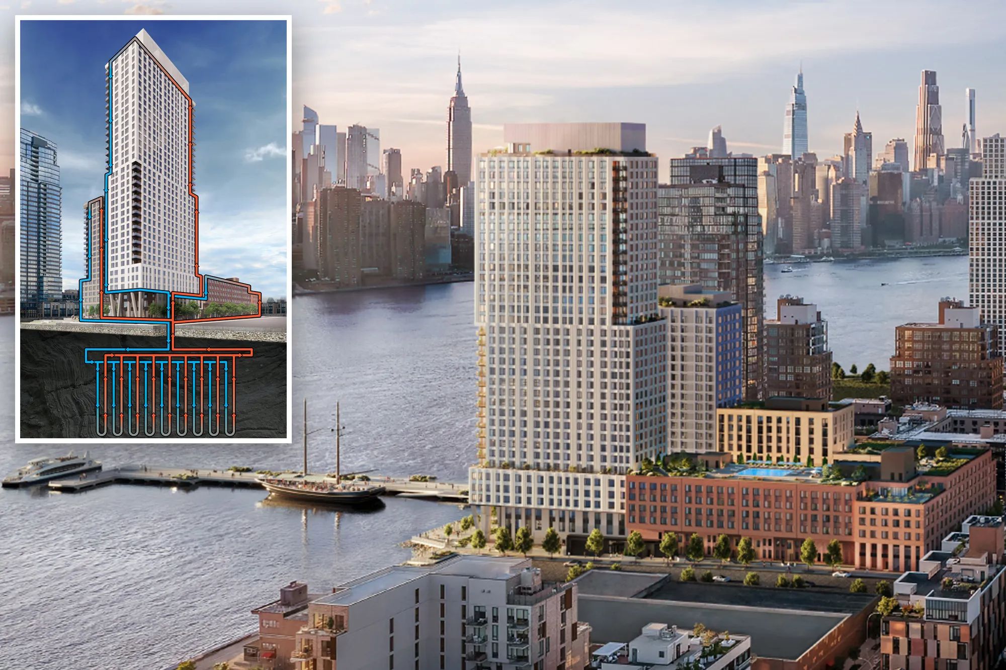 Massive all-geothermal high-rise building set to open in trendy NYC ...