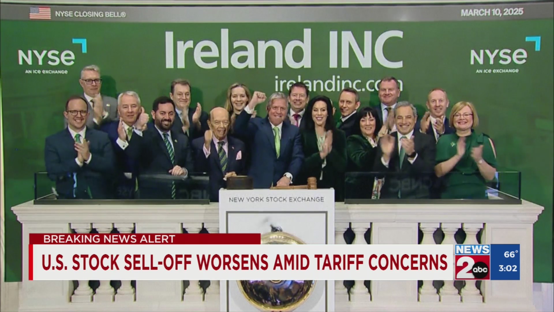 U.S. stock sell-off worsens amid tariff concerns