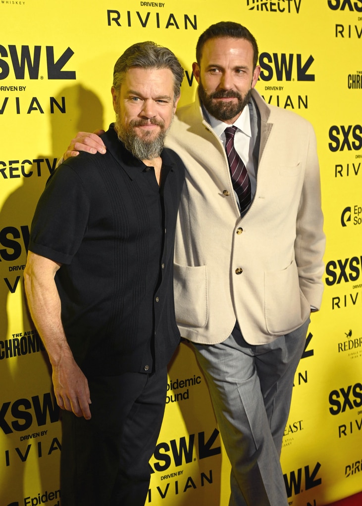 Matt Damon Debuts Long Beard While Supporting Ben Affleck at SXSW