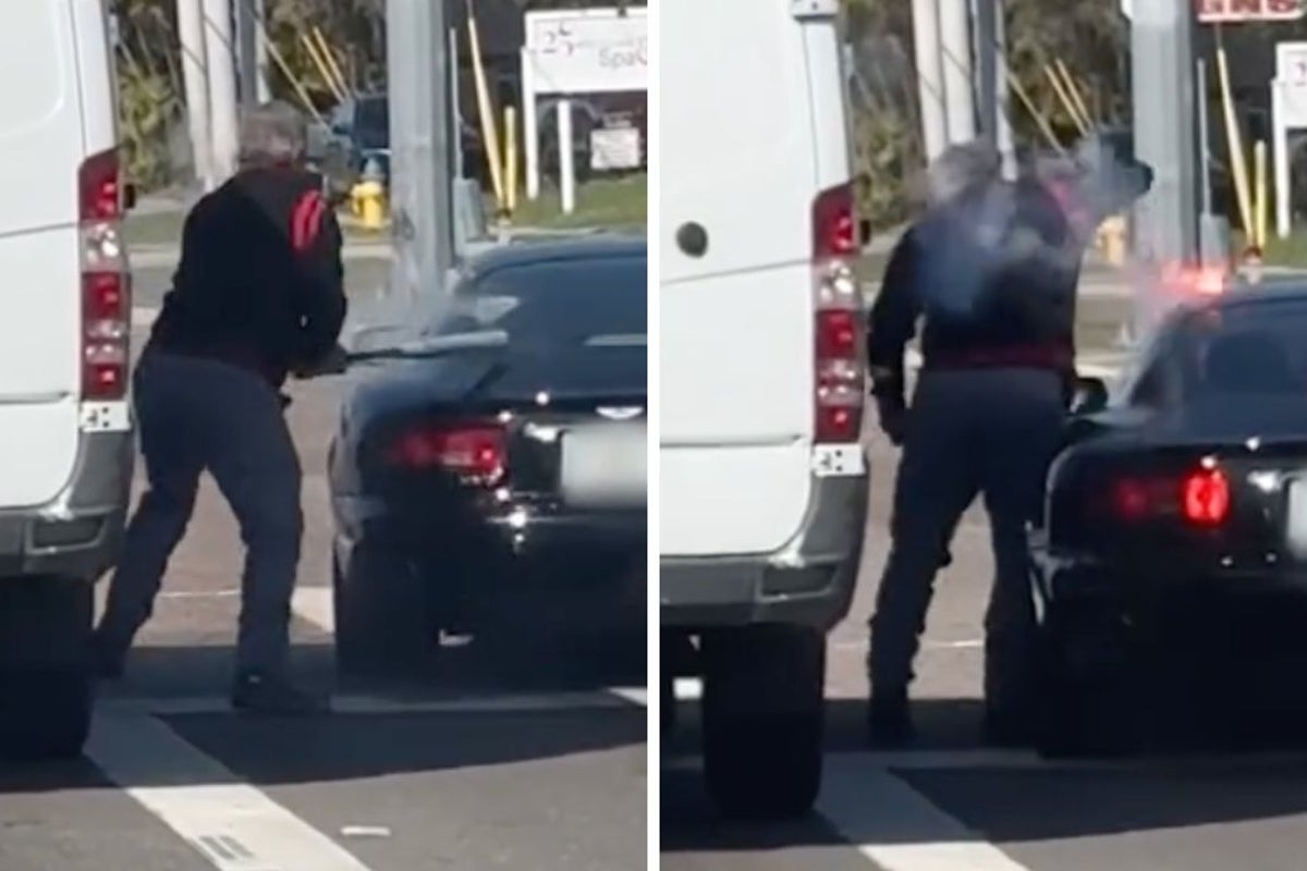 Road rage driver shot with flare gun after attacking fellow motorist ...