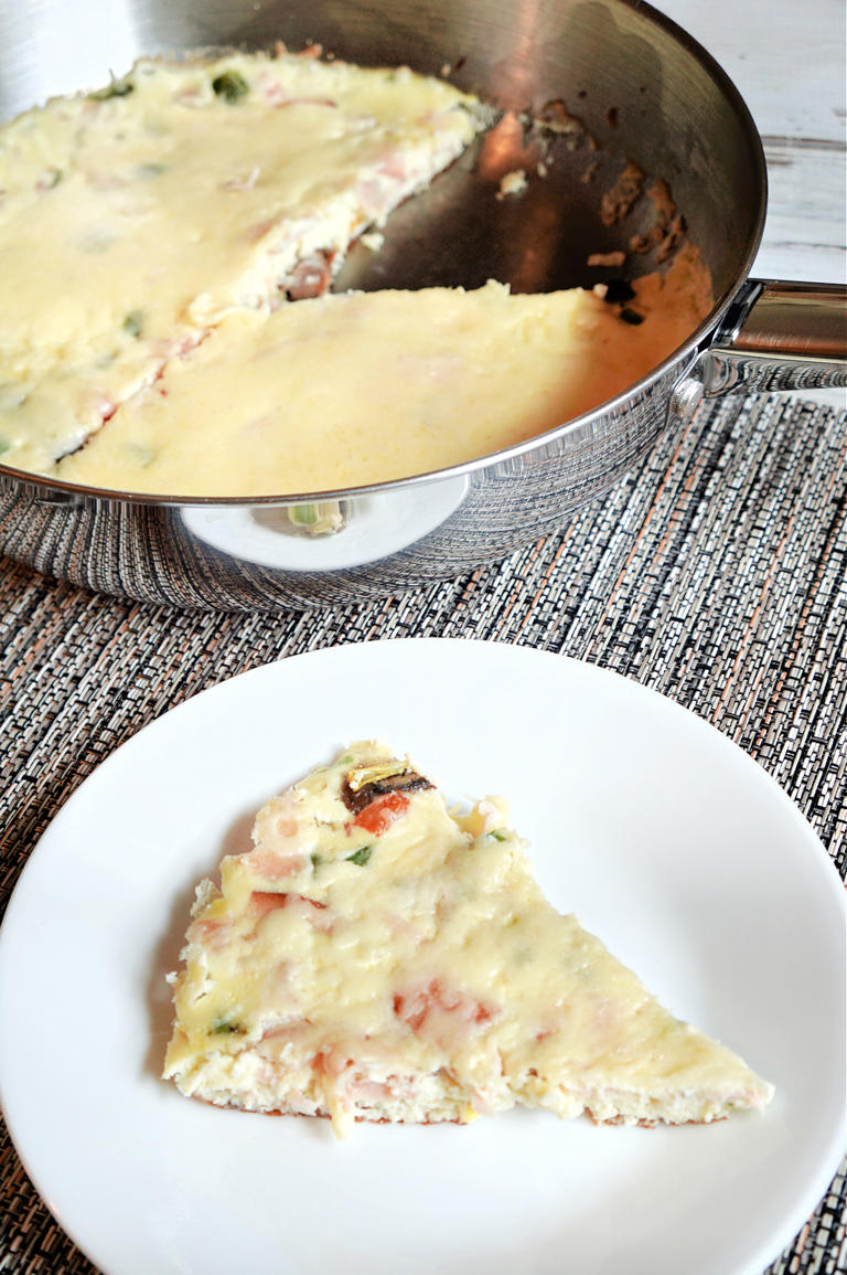 You'll love this Easy Veggie Turkey Frittata for Breakfast