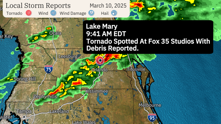 Tornado Hits Florida TV Station During Live Weather Broadcast